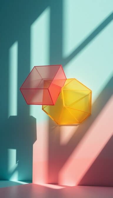 Free Translucent Color Forms Image Geometric Translucent Minimal