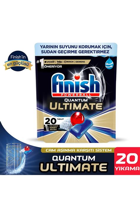 Finish Quantum Ultimate 20 Kapsül Bulaşık Makinesi Tableti Fiyatı ...