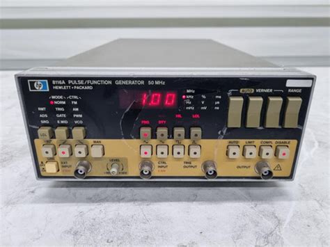 Hp 8116a Pulse Function Generator 50mhz Rescience
