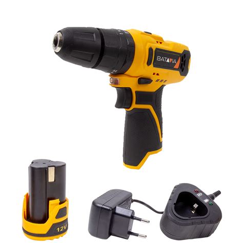 Cordless Impact Drill 12v Fixxpack Incl Battery Charger Artofit