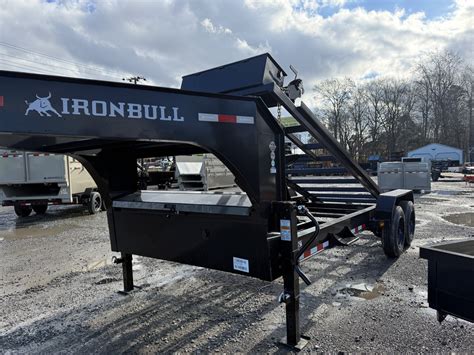 New 2026 Iron Bull Dbg 83x16 16k Roll Off Chasis Dump Trailer For Sale
