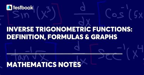 Inverse Trigonometric Functions Definition Formulas And Graphs