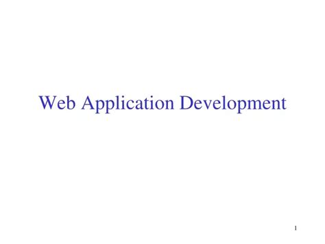 Ppt Web Application Development Powerpoint Presentation Free