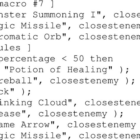 Example Of A Script Drawn By The Random Script Generation Procedure