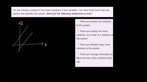 Can A System Of Linear Equations Have Exactly Two Solutions Tessshebaylo