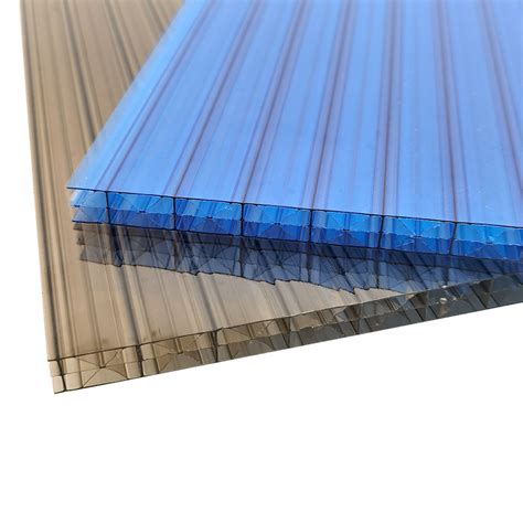 Blue X Structure Polycarbonate Platsic Roofing Sheet