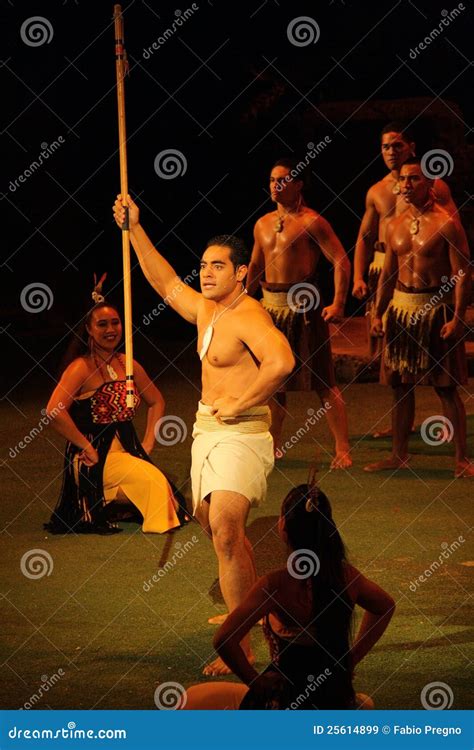 Polynesian Warrior Editorial Stock Image Image Of Dancer 25614899