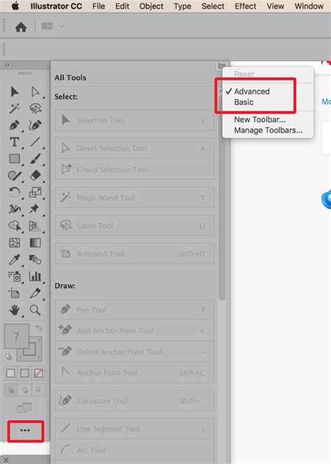 Solved Find Missing Tools In Illustrator S Custom Toolbar Adobe Product Community