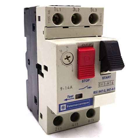 circuit breaker gv2m16 telemecanique 9 14a 021090 axxa motor