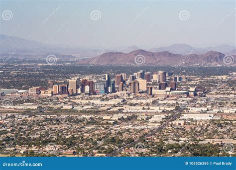 Phoenix Arizona Skyline Editorial Photo Image Of Tourism 108526386