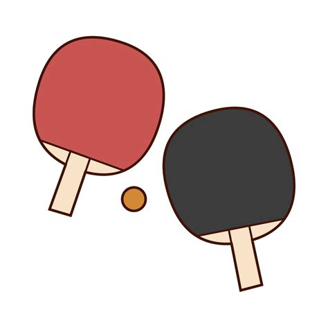 탁구 라켓 일러스트 무료 일러스트 소재집 Kukukeke