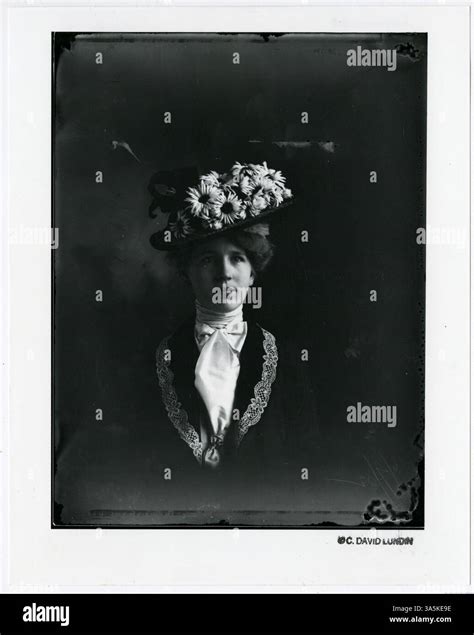 A Portrait Of Edna Holcombe Johnson Captured By Her Brother Frederick