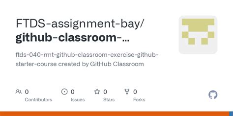 Github Ftds Assignment Bay Github Classroom Exercise Shakurhs Ftds Rmt Github Classroom