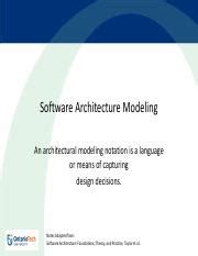 Understanding Software Architecture Modeling UML Class Notation Course Hero