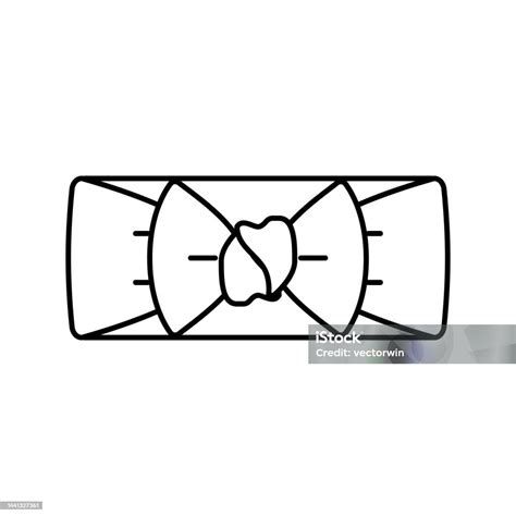 Ilustración De Tanque Romper Niña Bebé Tela Línea Icono Vectorial