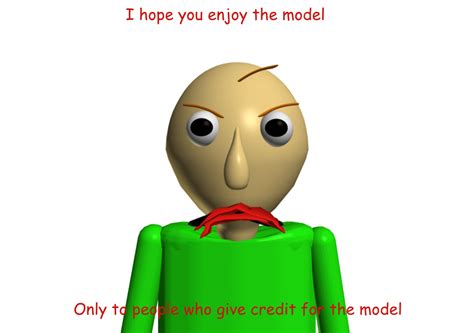 Baldi Model For Anim Or By Hatza