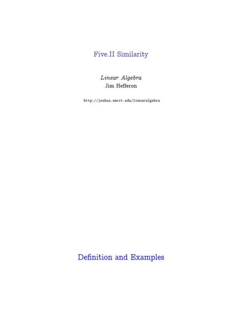 five ii pdf eigenvalues and eigenvectors matrix mathematics