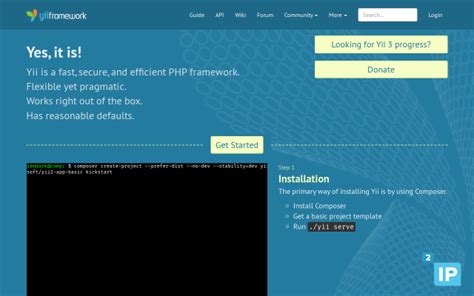 cms yii framework