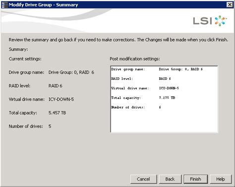 LSI MegaRAID Manager Raid Array Extension
