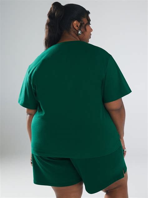 Essential Heavy Jersey Tee In Green Savage X Fenty Uk United Kingdom