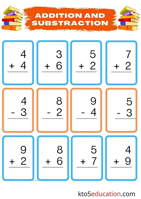 Free Practice Addition And Subtraction Worksheets Check More At Https Kto5education Com Free