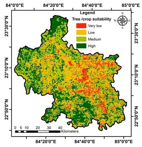 Tree Crop Suitability Of The Landscape For Agroforestry Download Scientific Diagram