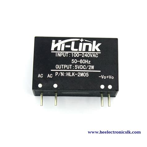 Hlk 5m05 Ac Dc Power Supply Module 220v To 5v Hande Electronics
