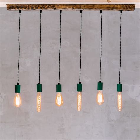 Деревянные люстры ручной работы