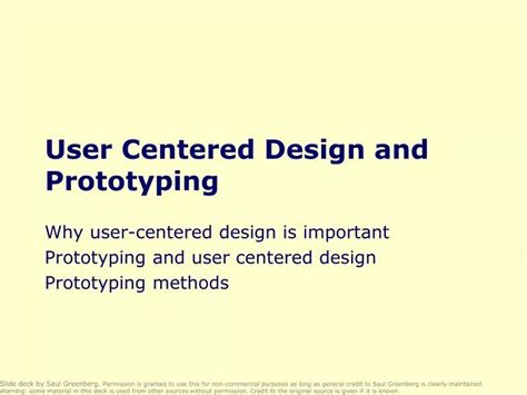 Ppt User Centered Design And Prototyping Powerpoint Presentation Free Download Id256259
