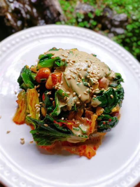 【麻酱菠菜的做法步骤图，麻酱菠菜怎么做好吃】菜花小哥下厨房