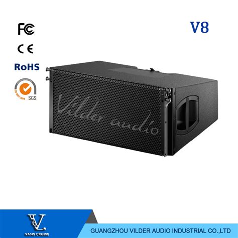 V8 Vsub Double 10 Woofer 3 Way Line Array Speaker Suitable For Outdoor Indoor Speaker And