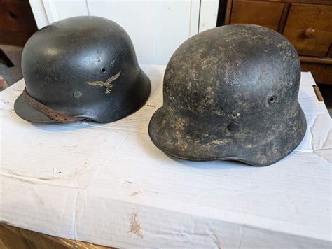 My First Two Wwii German Helmets
