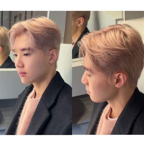 베이바이허슬기 서울숲 남자 탈색 애쉬 베이지 인기있는 머리 염색 추천 네이버 블로그