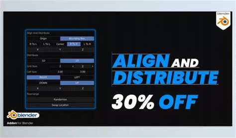 Blender Addon Align And Distribute By Amandeep Download