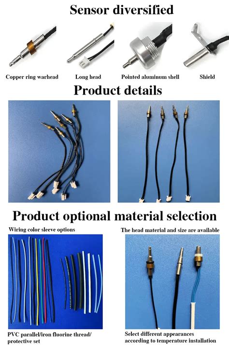 High Temperature Sensor Stainless Steel Probe Sensor Temperature Sensor High Temperature