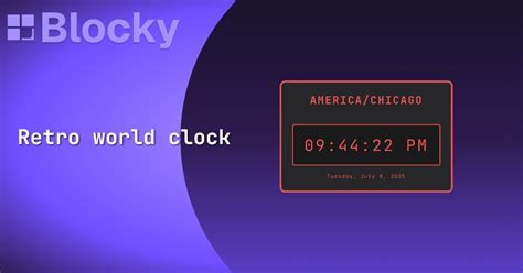 Retro World Clock For Notion Widget Editor