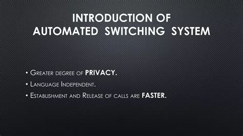 Crossbar Switching System Pptx
