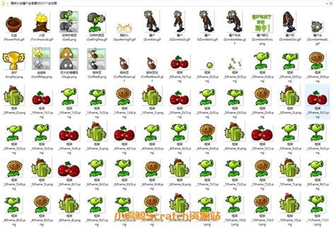 scratch植物大战僵尸全套素材包免费下载 知乎