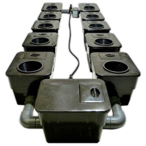 10 Pot Underflow Dwc System