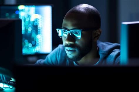 14000 Black Man Cybersecurity Pictures