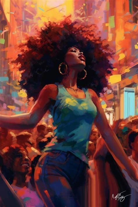 Colorful Designs And Used As Mobile Screen Wallpaper Natural Hair