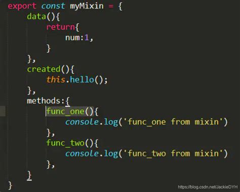 Vue中mixins的使用方法和数据 案例vue Minxins Csdn博客