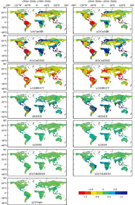 Different Models Simulate The Spatiotemporal Variations Of Global Download Scientific Diagram