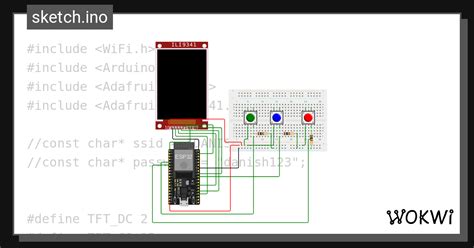 Tft Assignment Wokwi ESP32 STM32 Arduino Simulator