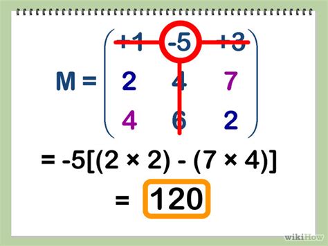 How To Find The Determinant Of A 3x3 Matrix 12 Steps Wikihow