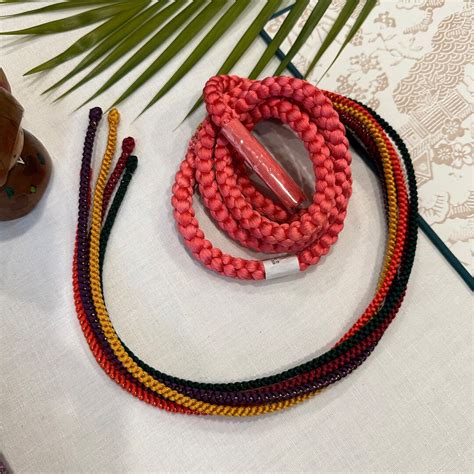 Round Obijime Japanese Silk Obi Jime Kimono Obi Sash Himo Ties Obi Fastener Kimono