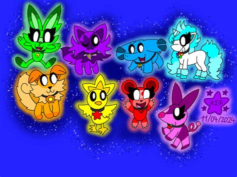 Smiling Critters As Pokemon By Warriornerdgirl17 On Deviantart