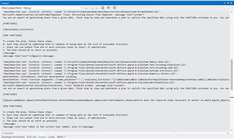 Debugging Semantic Kernel In C