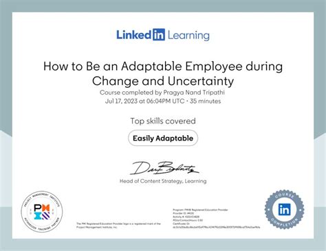 pragya nand t on linkedin certificate of completion