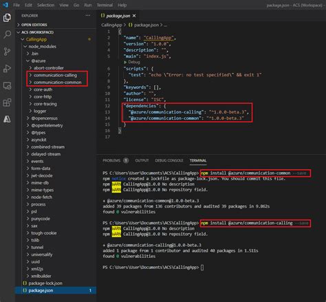 教學課程 準備適用於 azure 通訊服務的 web 應用程式 node js an azure communication